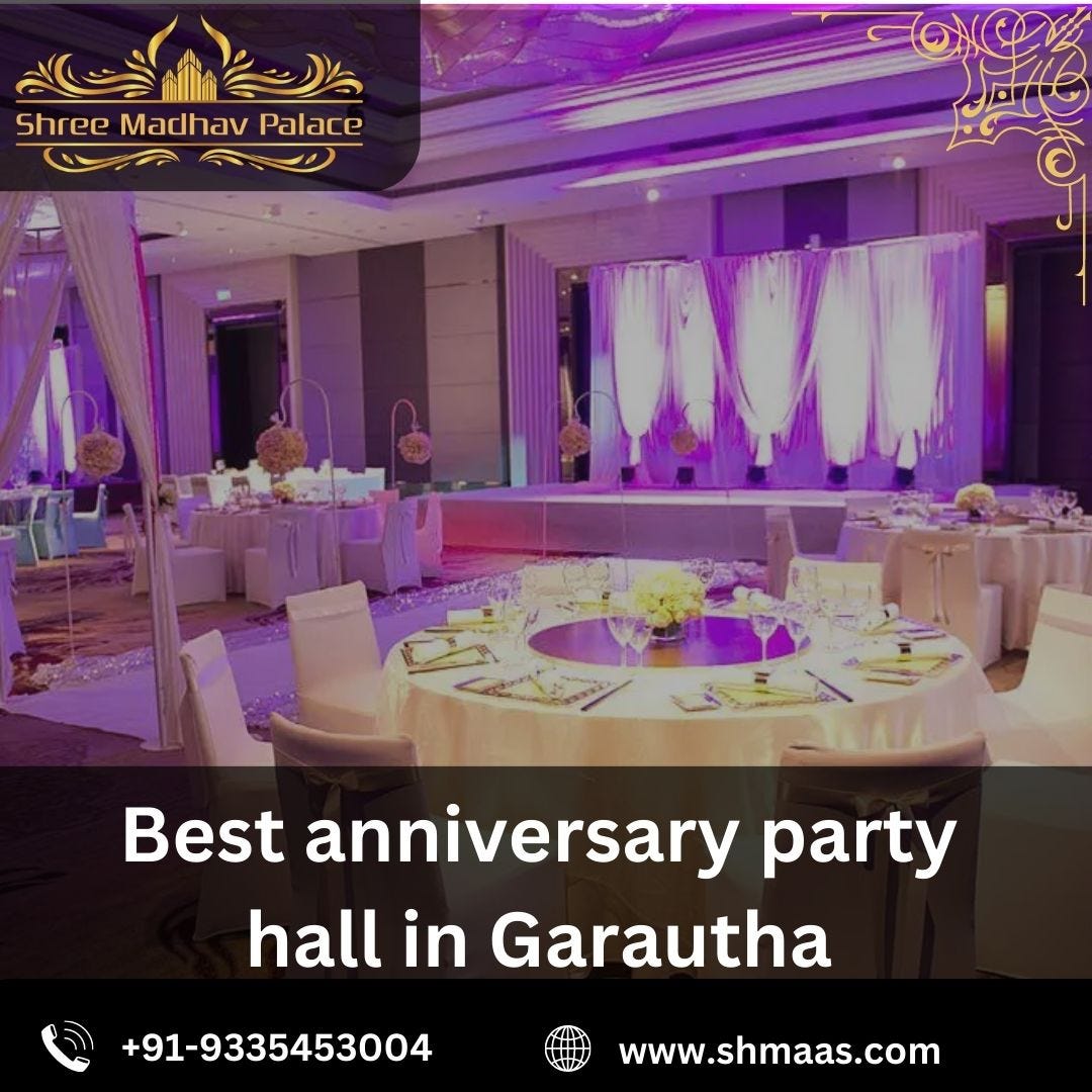 Best Anniversary Party Hall In Garautha - Shree Madhav Palace - Medium