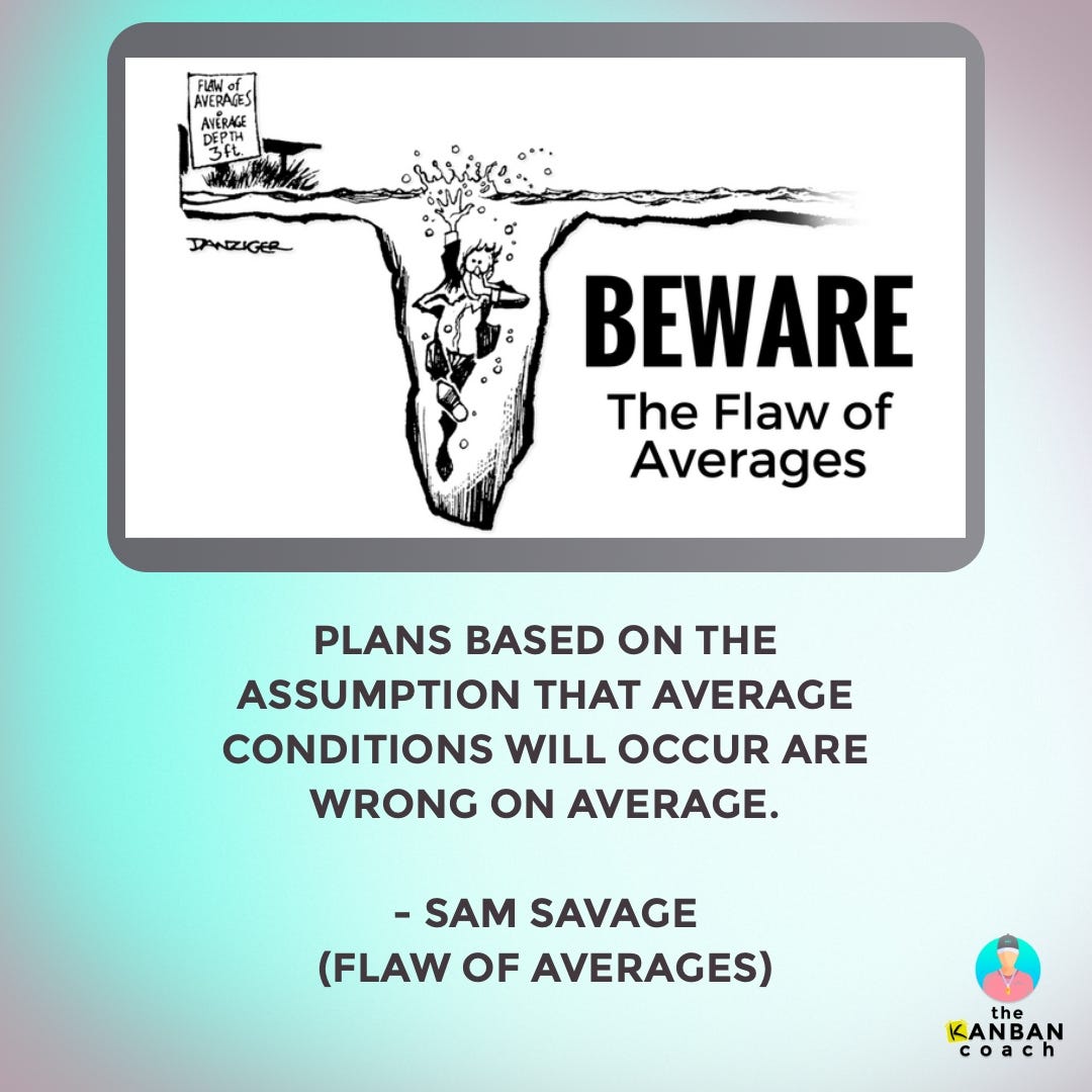 Stop Planning Based on Averages! | by The Kanban Coach | Medium