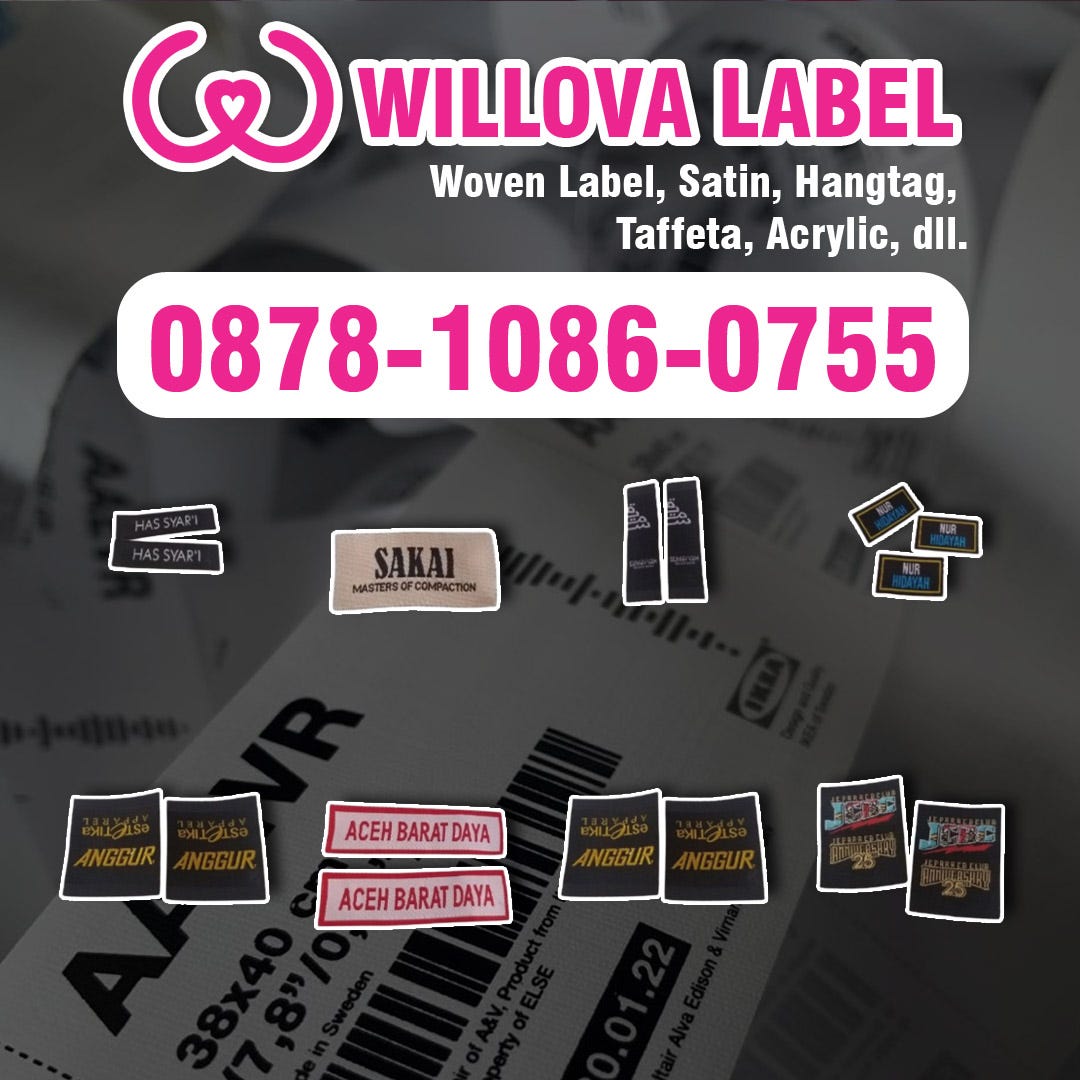 WA 0878-1086-0755 Contoh Desain Label Jilbab | by Label Tudung Acrylic ...