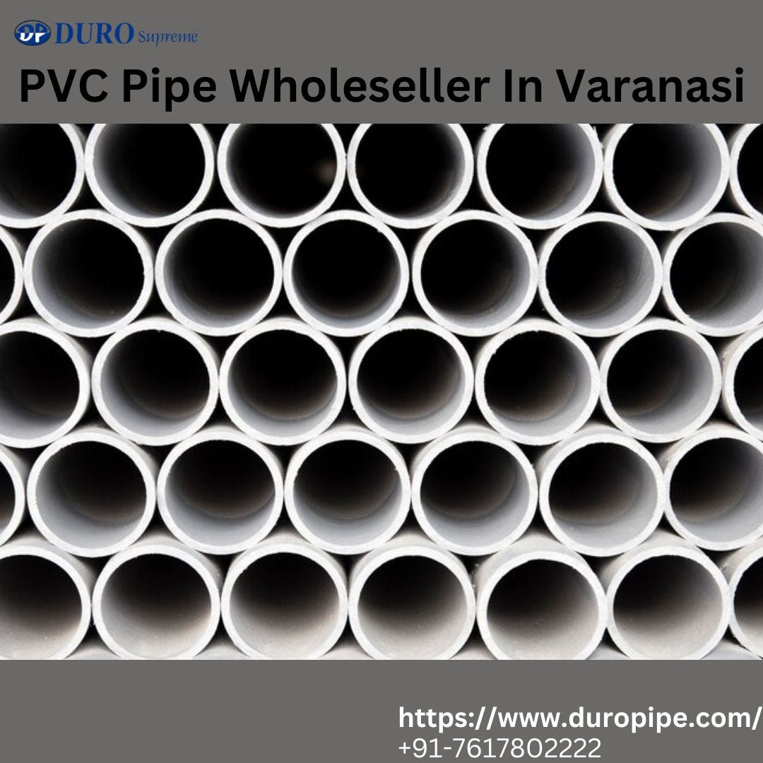 PVC Pipe Wholeseller In Varanasi | DuroPipe - Duropipe - Medium