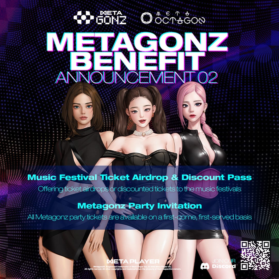 Second Utility of Metagonz NFT Announcement - METAOCTAGON - Medium