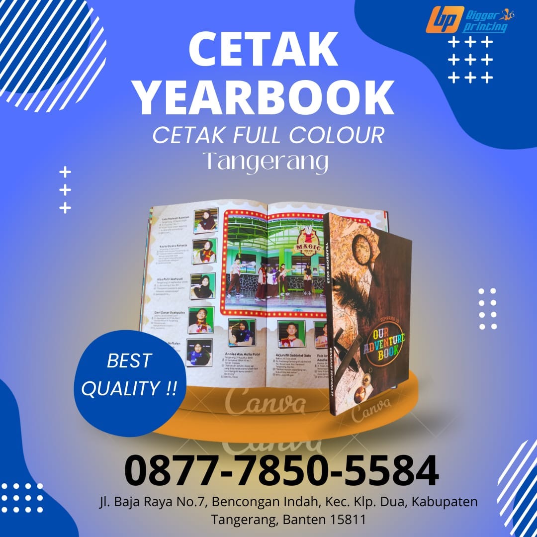 CETAK FULL COLOUR, Wa./Call 0877–7850–5584, Cetak Yearbook di SukaDiri ...