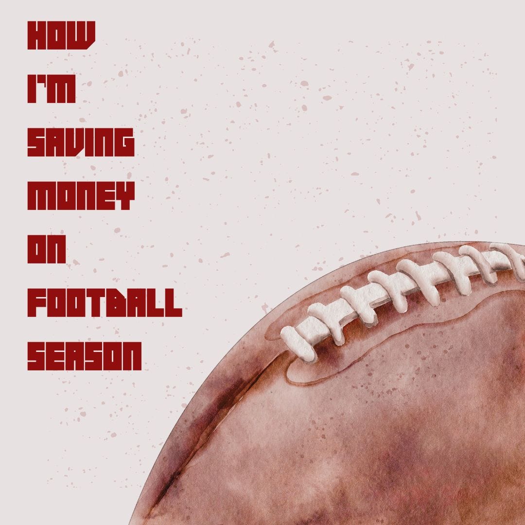How I’m Saving Money On Football Season | by thelifeofasingleguy | Sep ...
