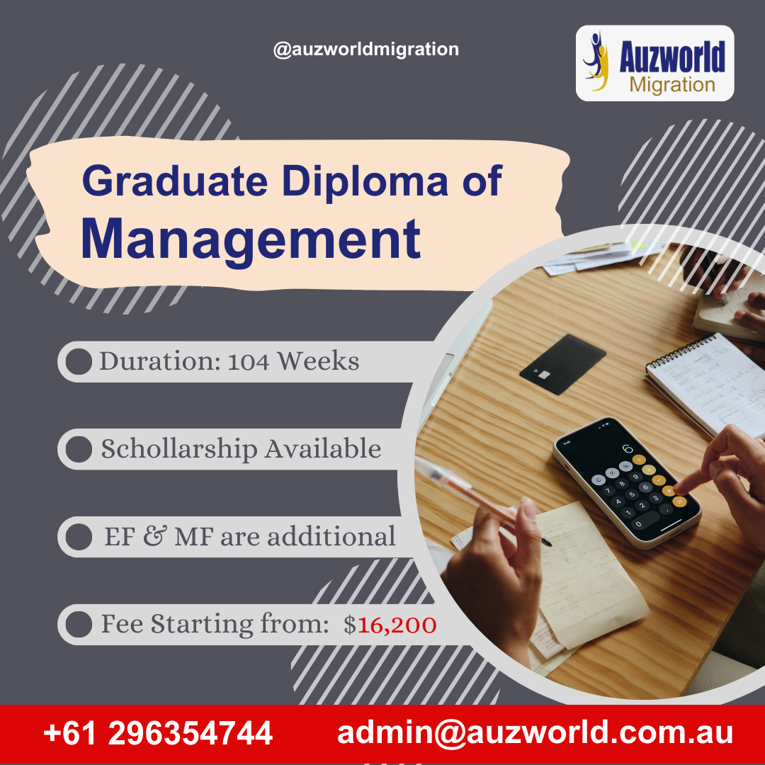 Study Diploma of Management in Australia - Auzworld Migration - Medium