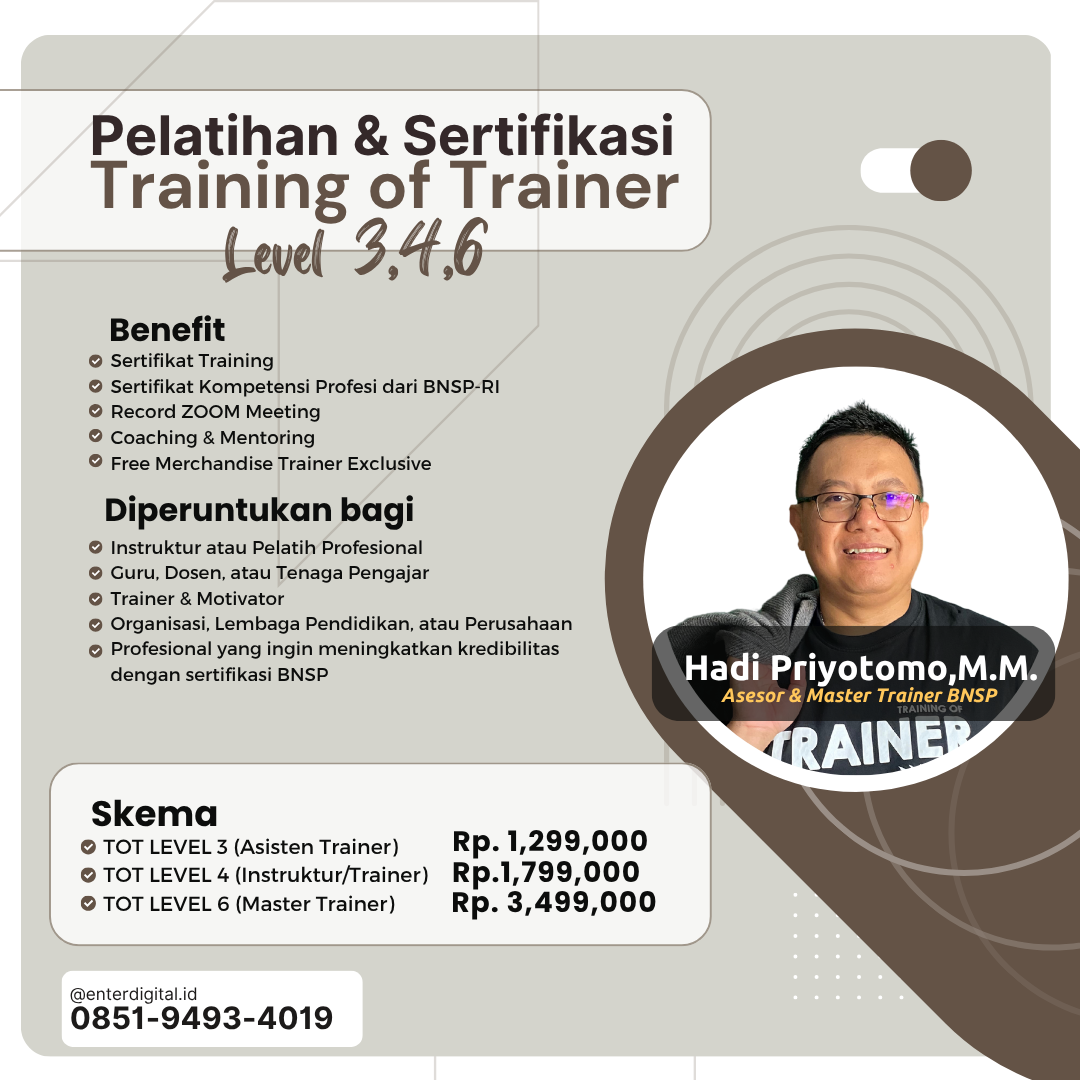 TOT UNGGUL! WA: 0851–9493–4019, Diklat Training Of Trainer Wonogiri | by Training Dan Trainer ...