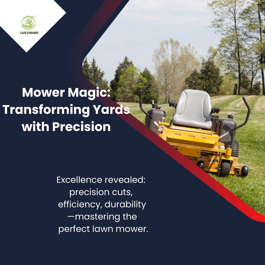 Mower Magic: Transforming Yards with Precision - James M. Chew - Medium