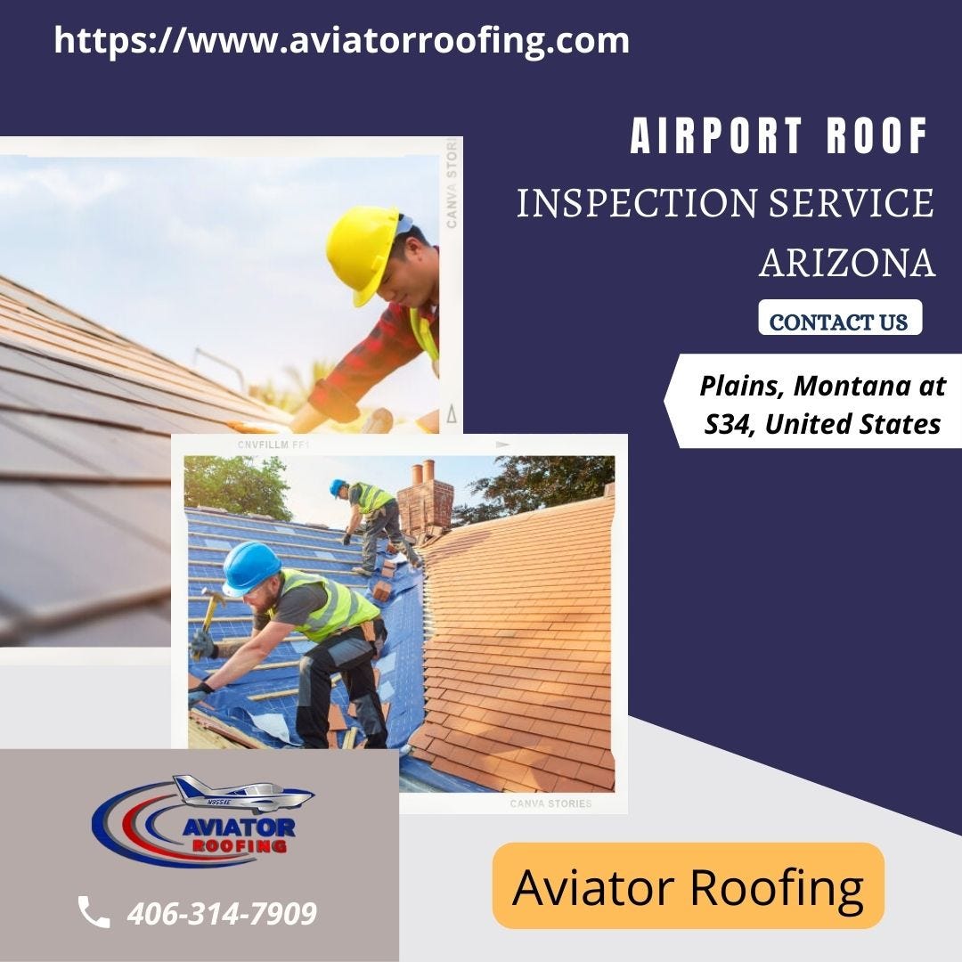 Airport Roof Inspection service Arizona - Aviatorroofingus - Medium