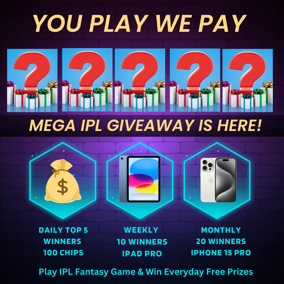 Join WinneGo’s Mega IPL giveaway and turn your passion for cricket into ...