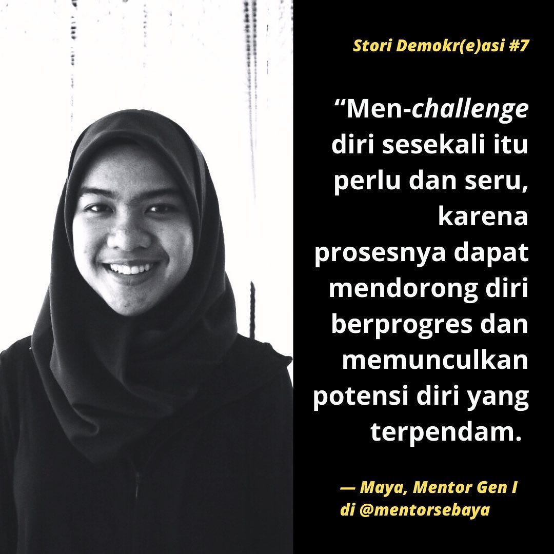 Stori Demokreasi #7. “Men-challenge diri sesekali itu perlu… | by ...