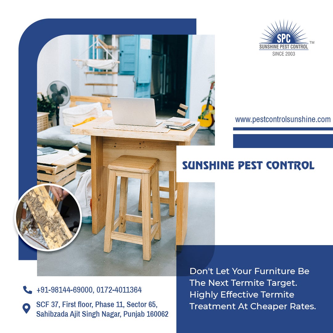 Pre Construction Anti Termite(deemak)Treatment in Mohali - Sunshine ...