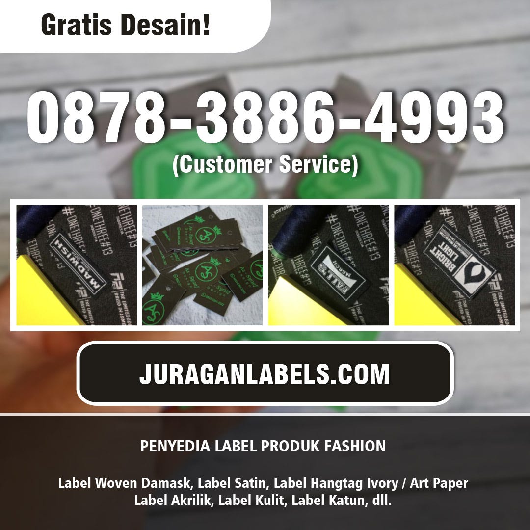 WA 087838864993 Tempat Buat Label Baju di Jogja | by Cetakhangtagjogja ...