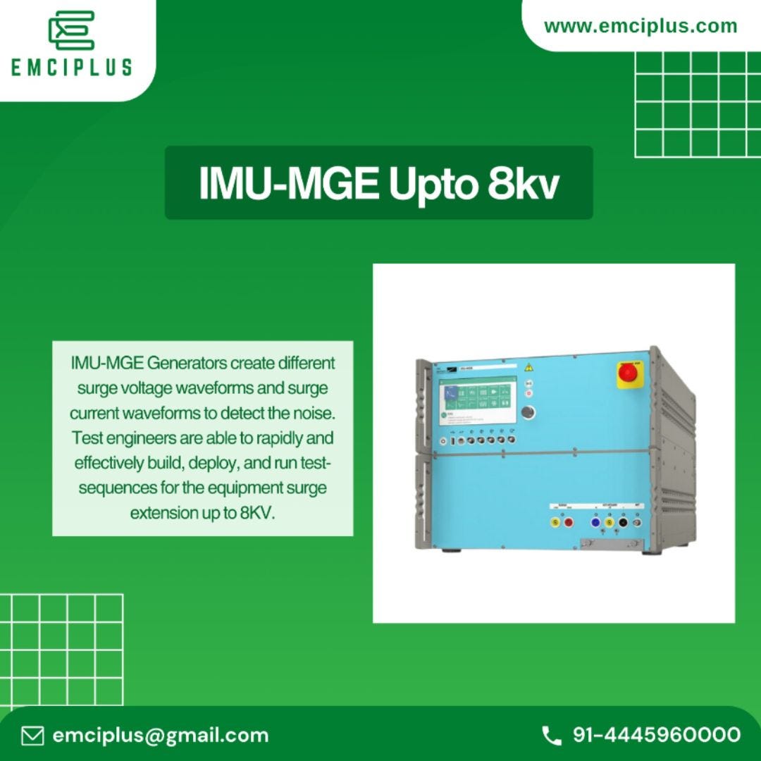 Imu Mgs Conducted Immunity Test Systems Up To 8kv Emci Plus Advanced
