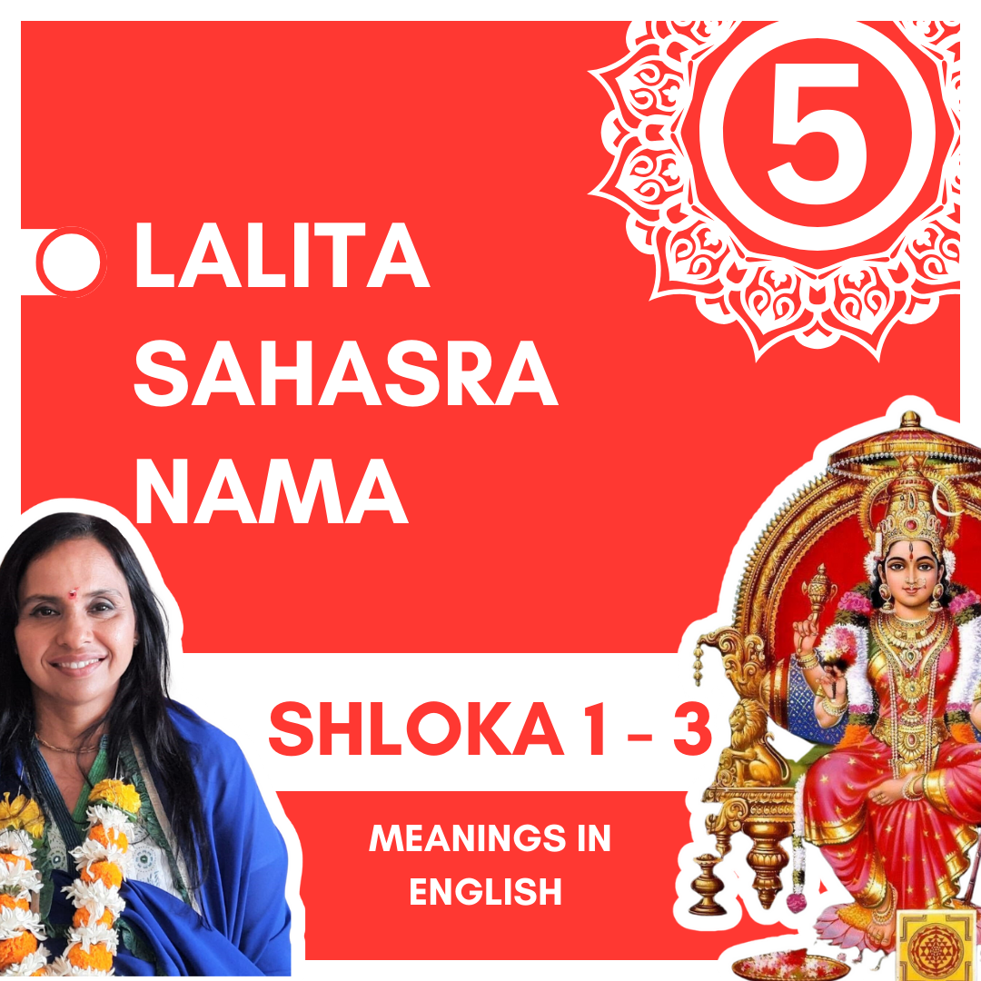 Shri Mata Shri Maharagni | Shloka 1–3 | Lalita Sahasranama (Part 5 ...