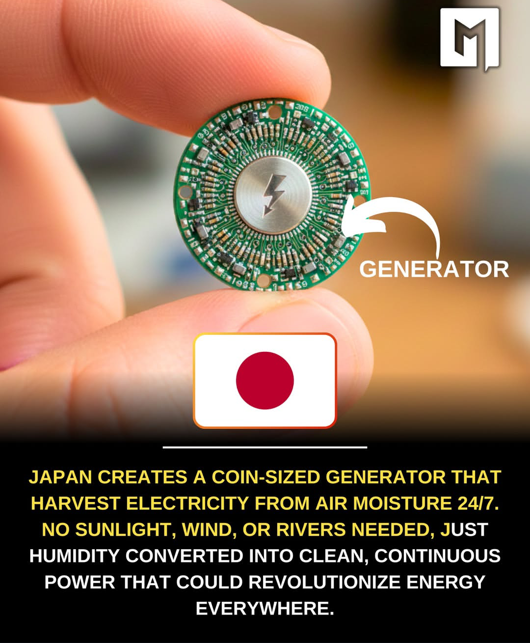 ⚡A Coin-Sized “Air-Power Generator”: Is This the Future of Unlimited ...