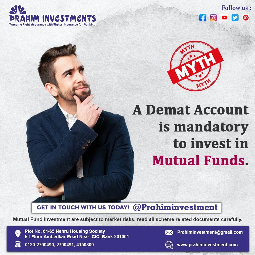The biggest myth is that a demat account is mandatory to invest in ...