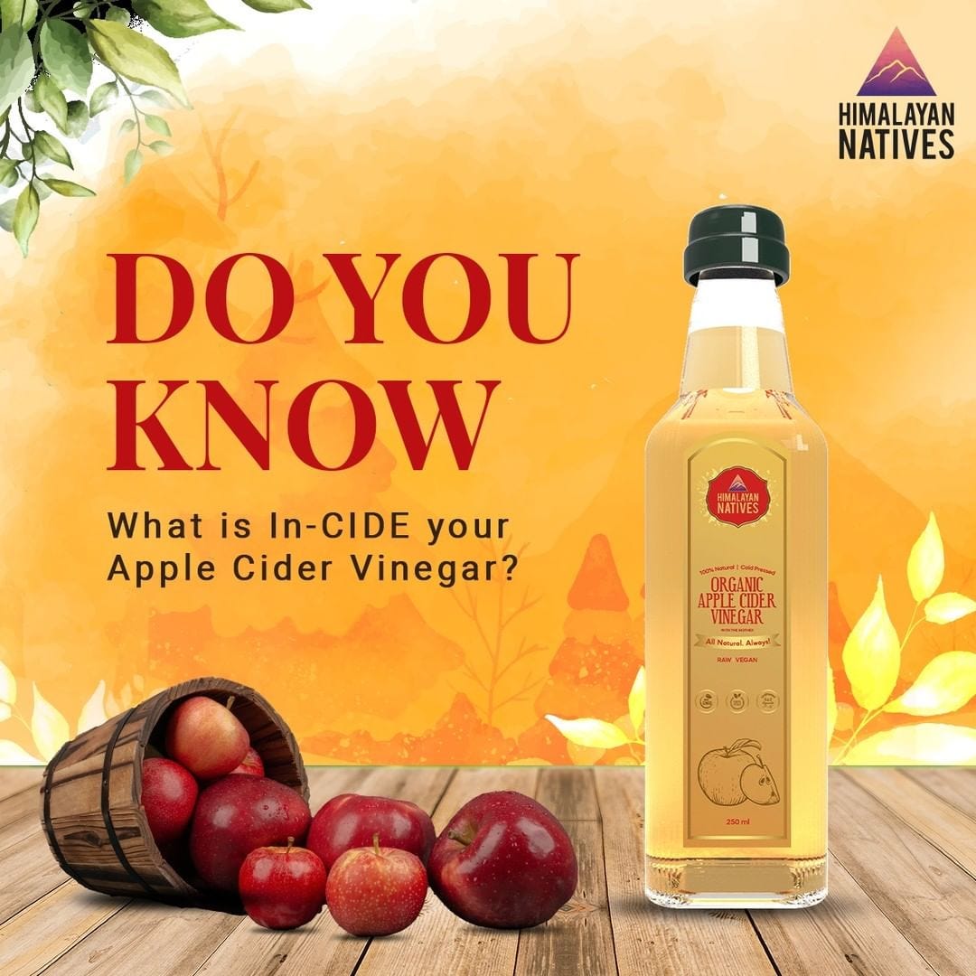 Natural apple cider vinegar made by Himalayan Natives ...
