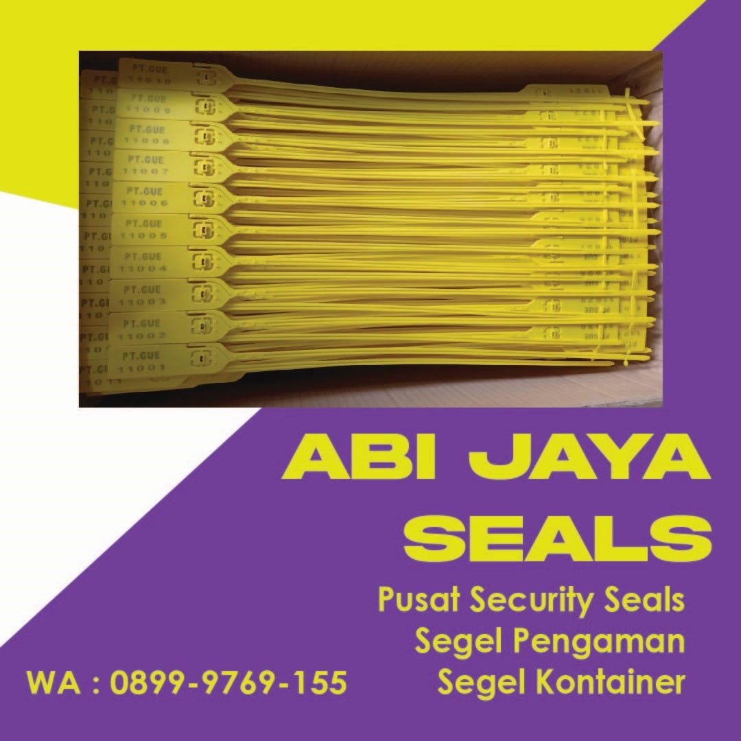 WA : 0813–3355–9012 PABRIK SEGEL PLASTIK CARGO EKSPEDISI Bintan | by ...