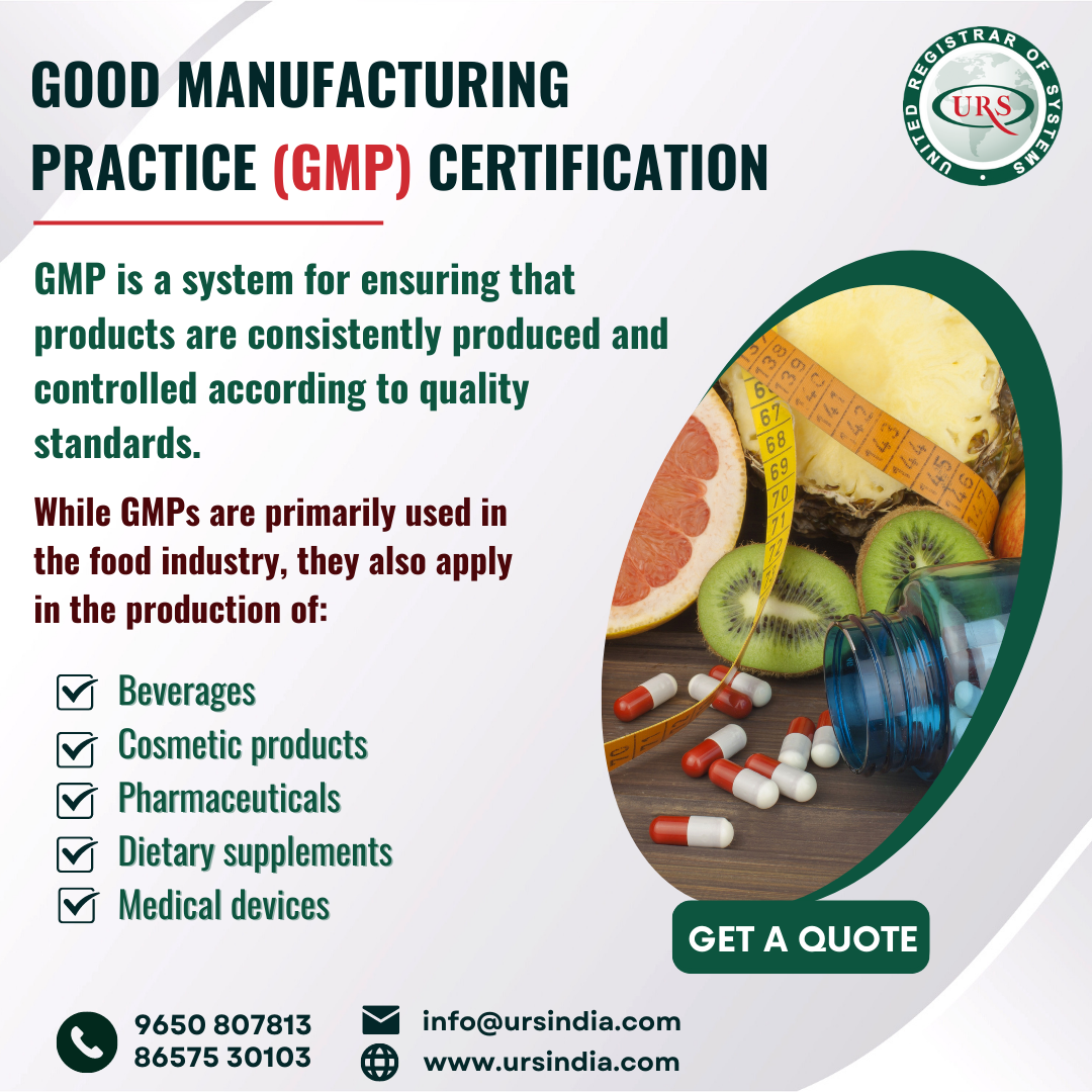 GMP Certification in Noida - Praveen URS - Medium