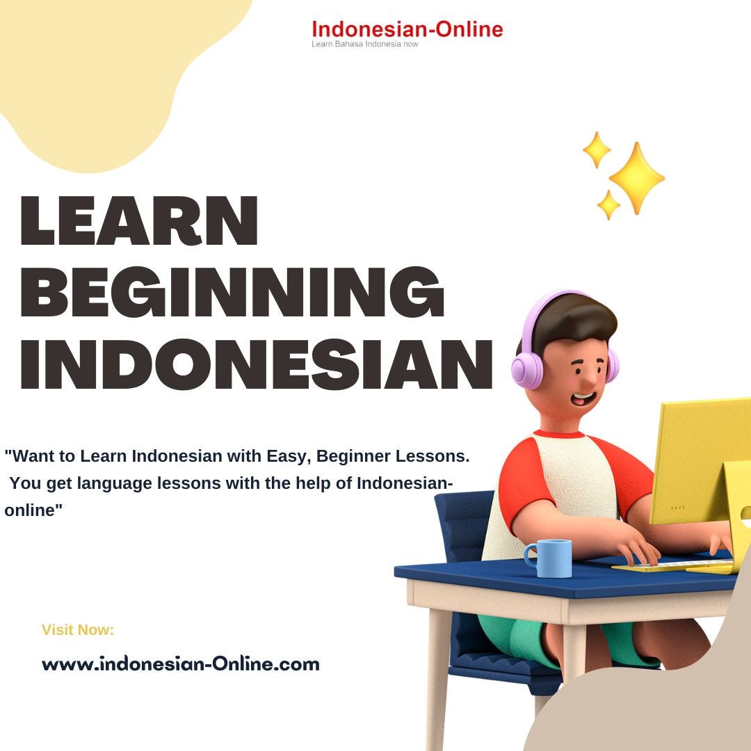 Learn Beginning Indonesian - Indonesian online - Medium