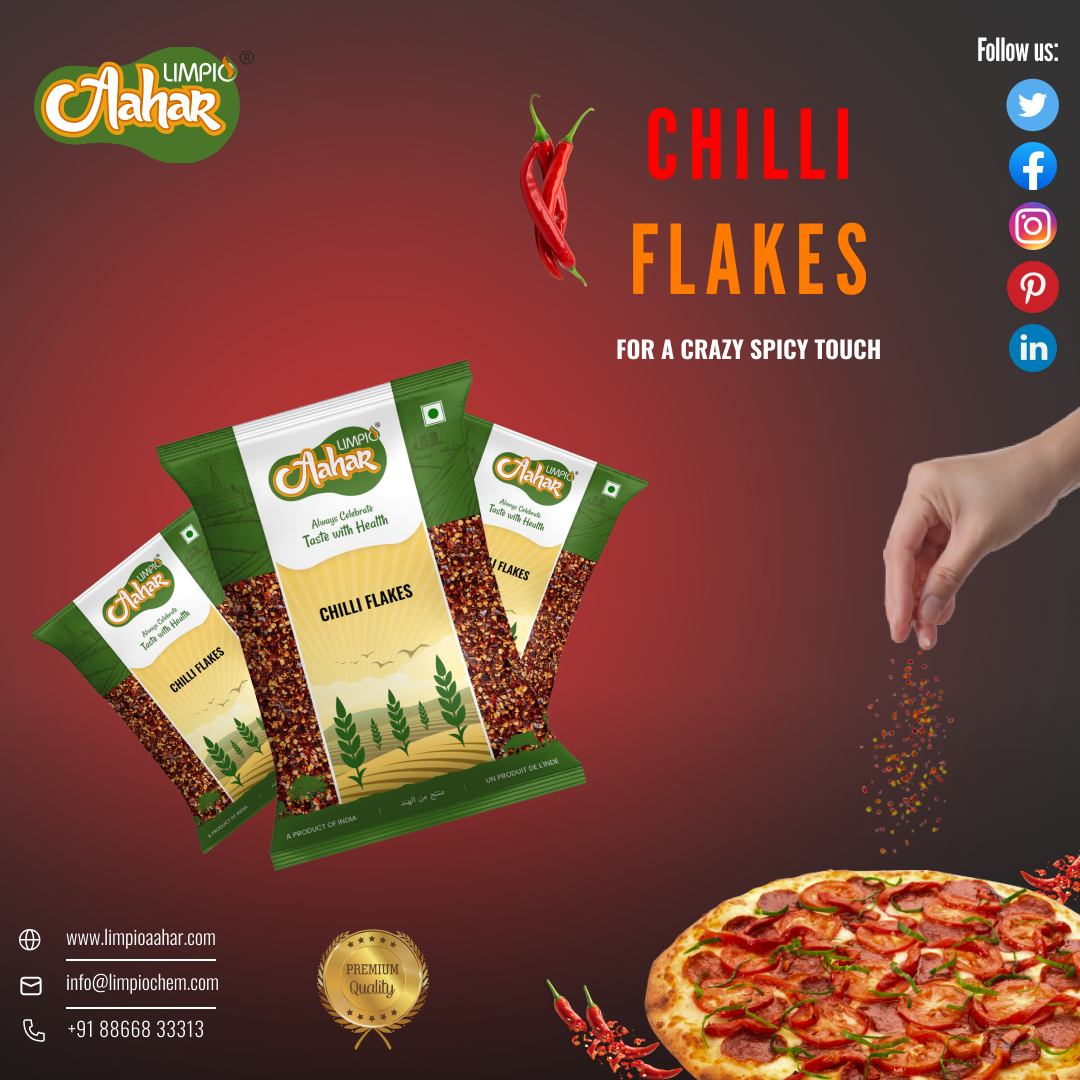 Chilli Flakes - Limpio Aahar - Medium