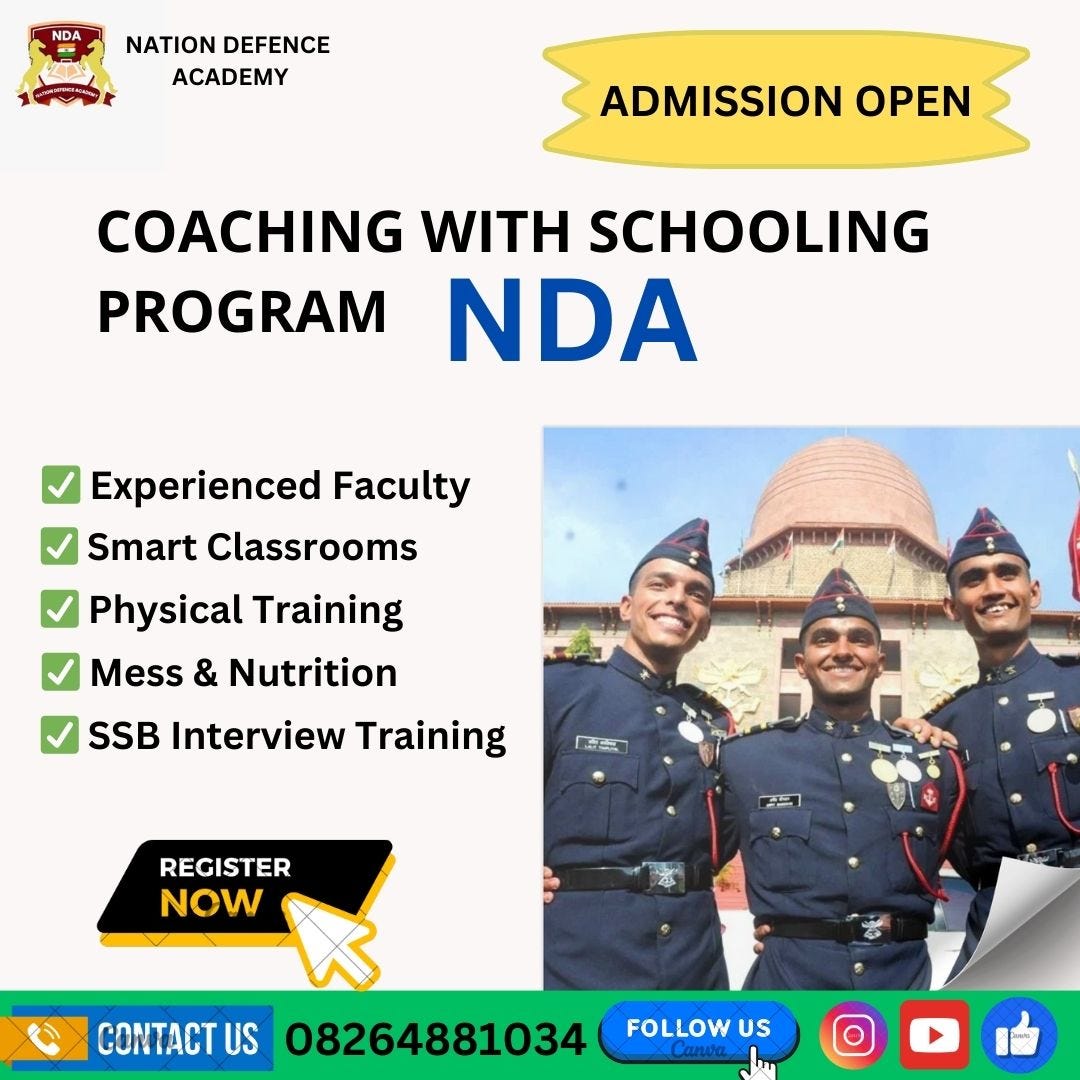 Coaching with Schooling: The Best Strategy for NDA Exam Preparation ...