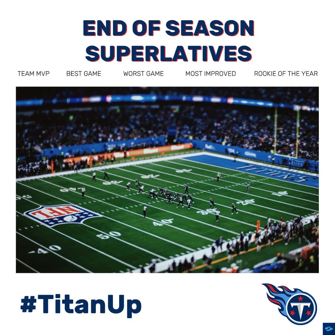 2023 Tennessee Titans end-of-season superlatives | by Smashville Sports ...