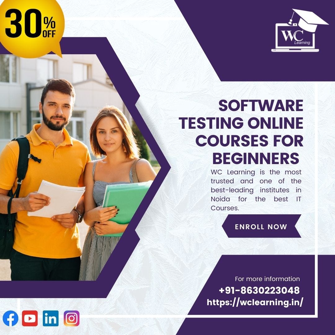Enroll in Software Testing Online Courses for Beginners with a 30% ...