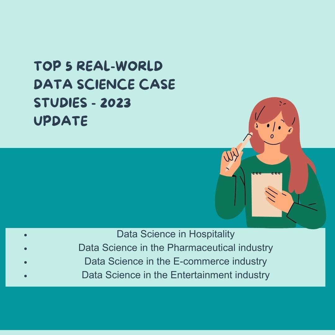 Top 5 Real-world Data Science Case Studies — 2023 Update | by ...