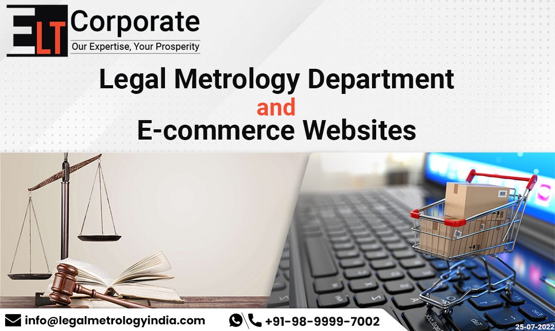 Legal Metrology Department and E-Commerce Websites - ELT Corporate Pvt ...
