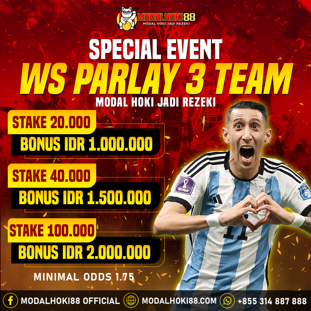 WS PARLAY 3 TEAM — MODALHOKI88 - ModalHoki88 - Medium