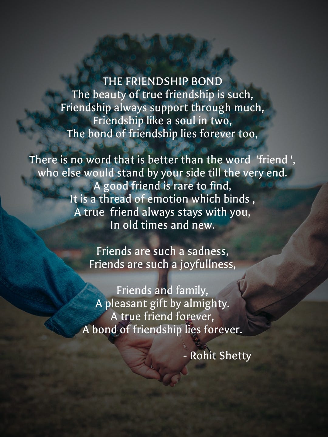 THE FRIENDSHIP BOND - Shettyrohit - Medium