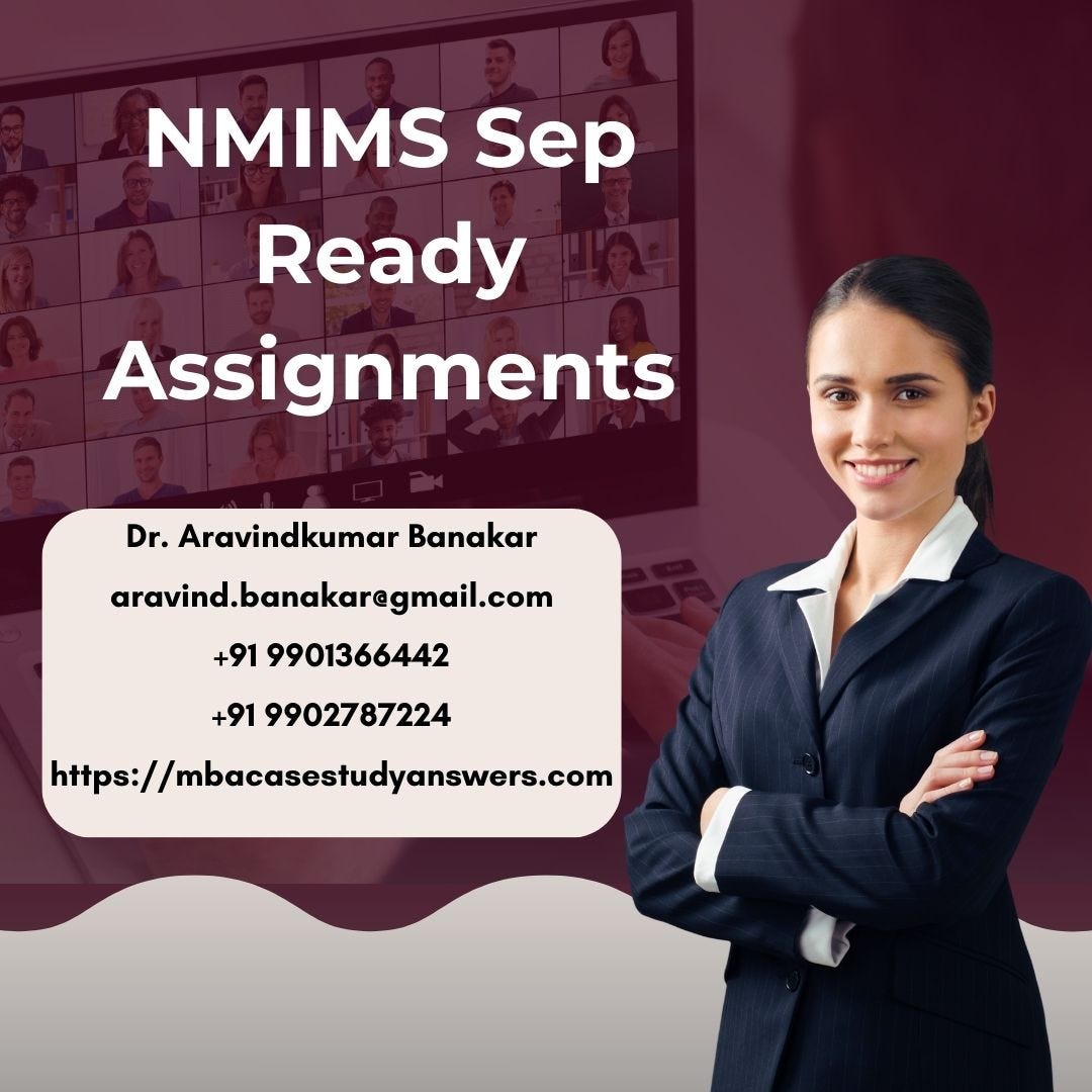 NMIMS Sep Ready Assignments - Nmimscustomizedassignments - Medium