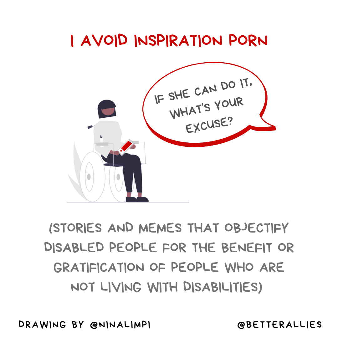 Avoid Inspiration Porn And Other Actions For Allies By Better Allies® Aug 2024 Code Like