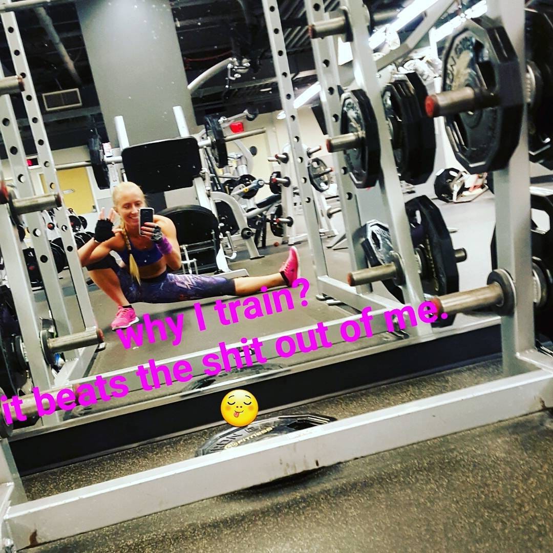 Why I train.. The not obvious reason. | by Angela Shurina | Medium