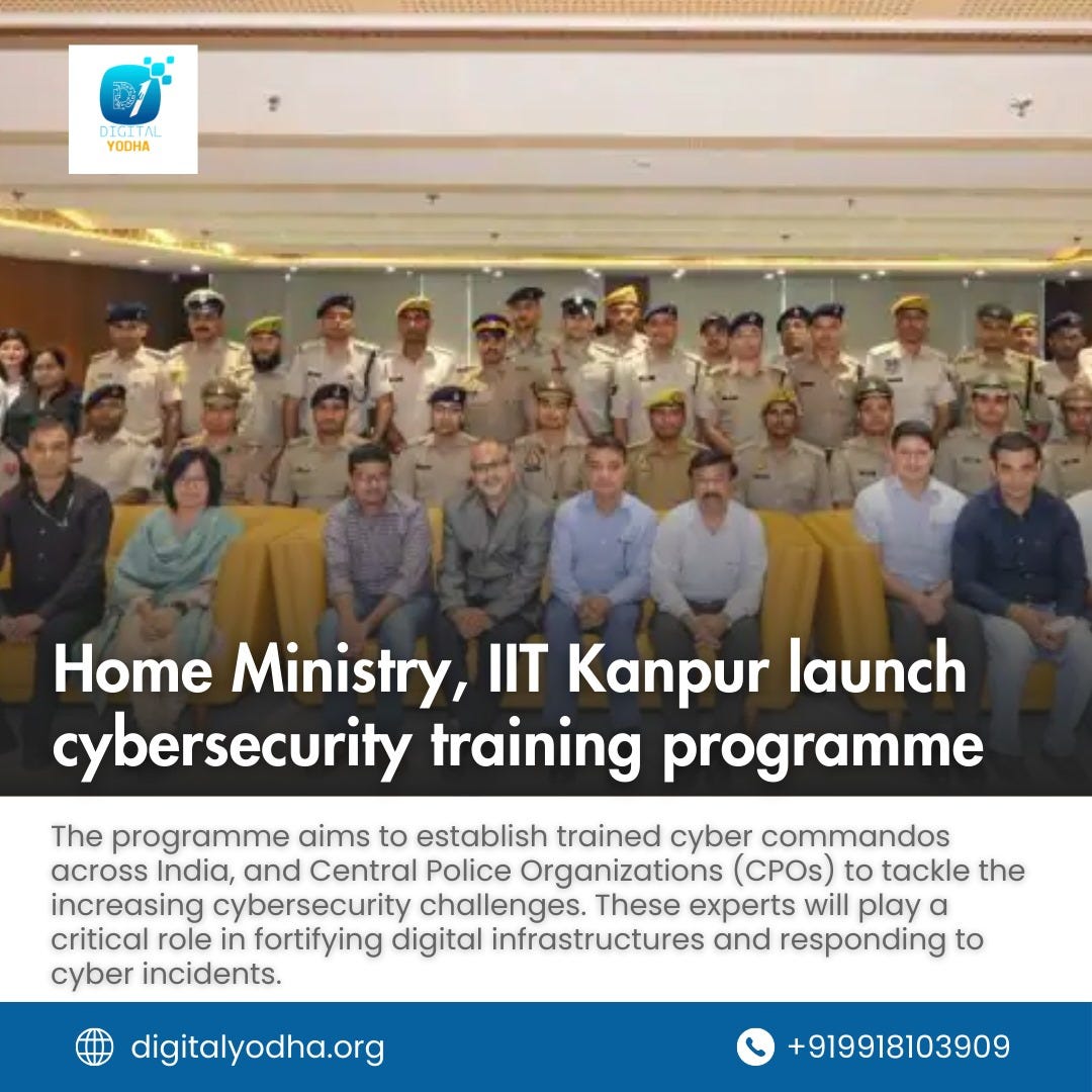 Home Ministry, IIT Kanpur launch cybersecurity training programme. | by ...