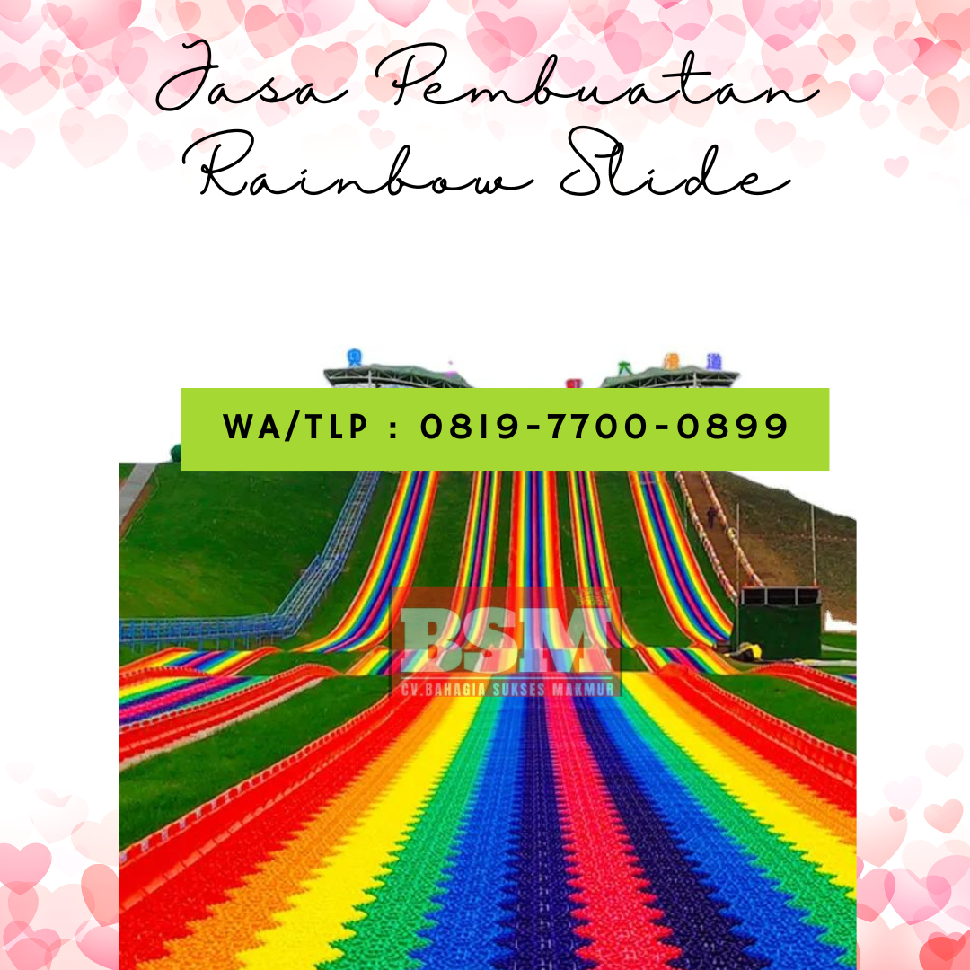 JASA PEMBUATAN RAINBOW SLIDE. Rainbow Slide atau Perosotan Pelangi ...