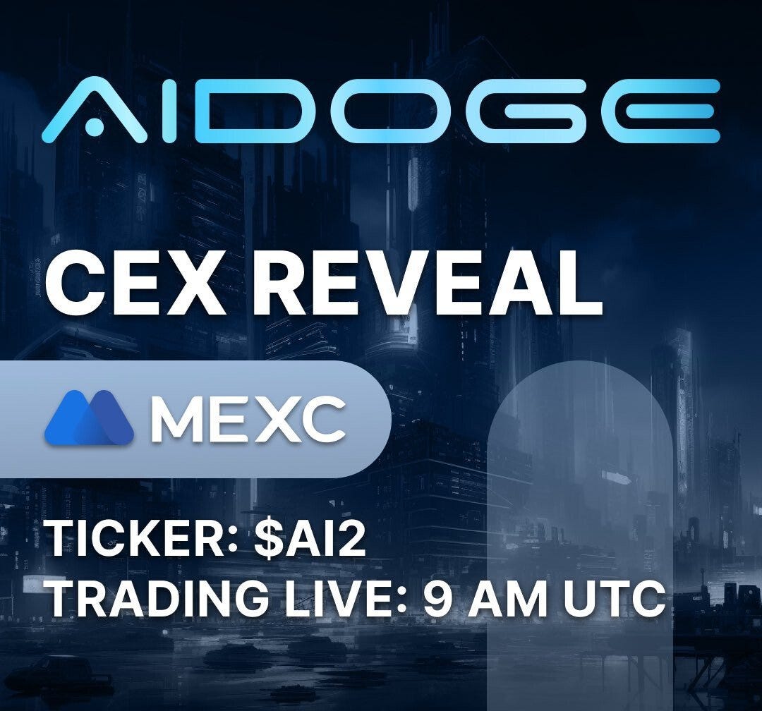 New Coin Listing to Watch — AiDoge to List on MEXC & Uniswap Tomorrow | by The Crypto Corner ...