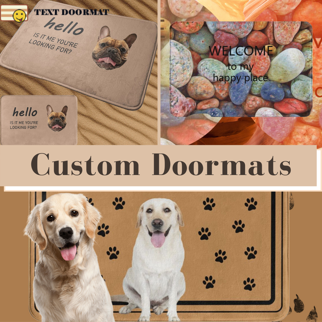 Express Your Level Of Choices With Custom Doormats - Text Doormat - Medium
