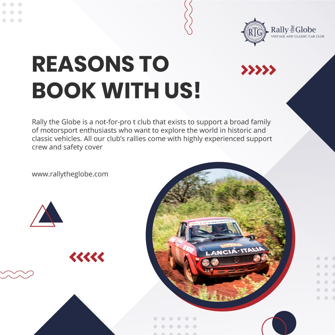 Vintage & Classic Car Rally Adventures - Rally The Globe - Medium