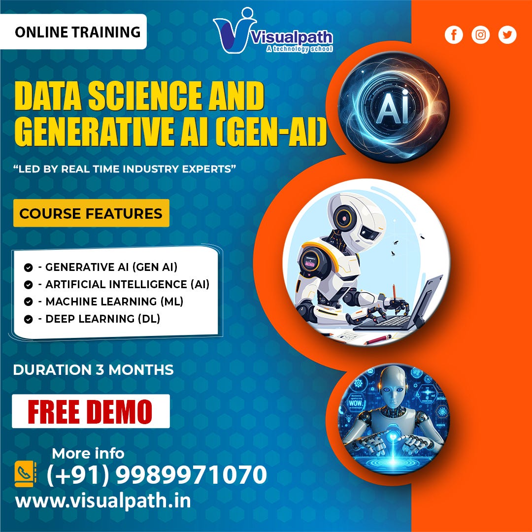 Best Data Science with Generative Ai Course Hyderabad 2025 - Harik Visualpath - Medium
