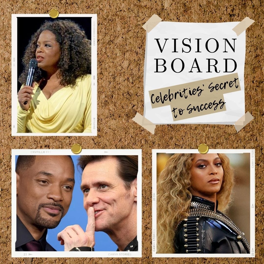 Celebrities’ Secret to Success: The Power of Vision Boards | by GizemG ...