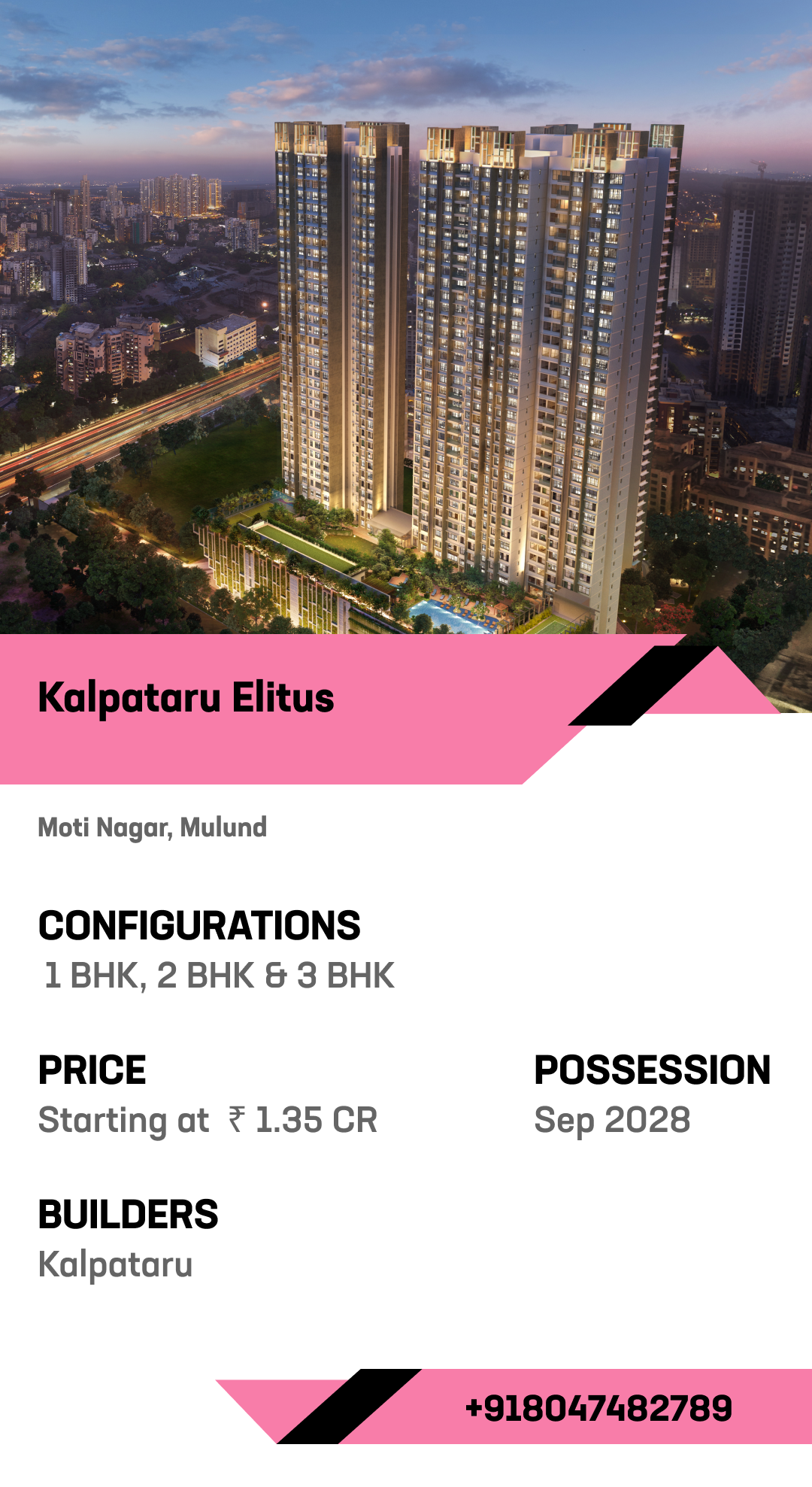 Kalpataru Elitus — 1,2&3 BHK Homes in Mumbai | Dwello - sai patil - Medium