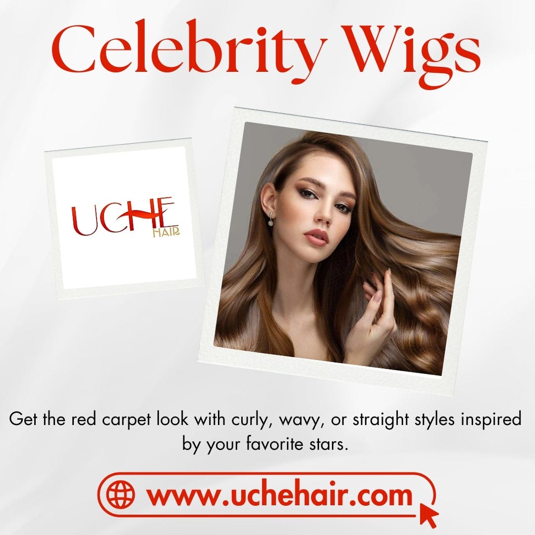 Celebrity Wigs | UCHE HAIR - UCHE HAIR - Medium