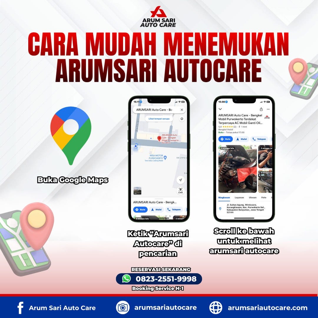 CARA MUDAH MENEMUKAN ARUMSARI AUTO CARE - Arumsari Auto Care Purwokerto ...