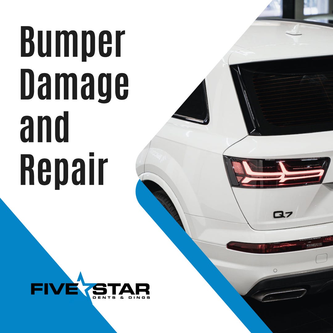 Bumper Damage and Repair - Five Star Dent Removal - Medium