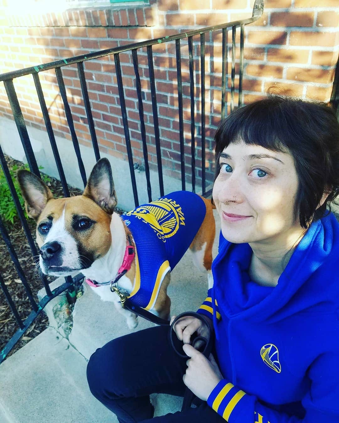 Some Girl And Her Dog My Dog s Name Is Ocho The Number By Kimi