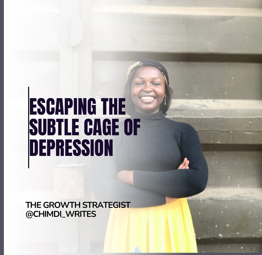 💨 Escaping The Subtle Cage of Depression | by Chimdi Writes | Medium