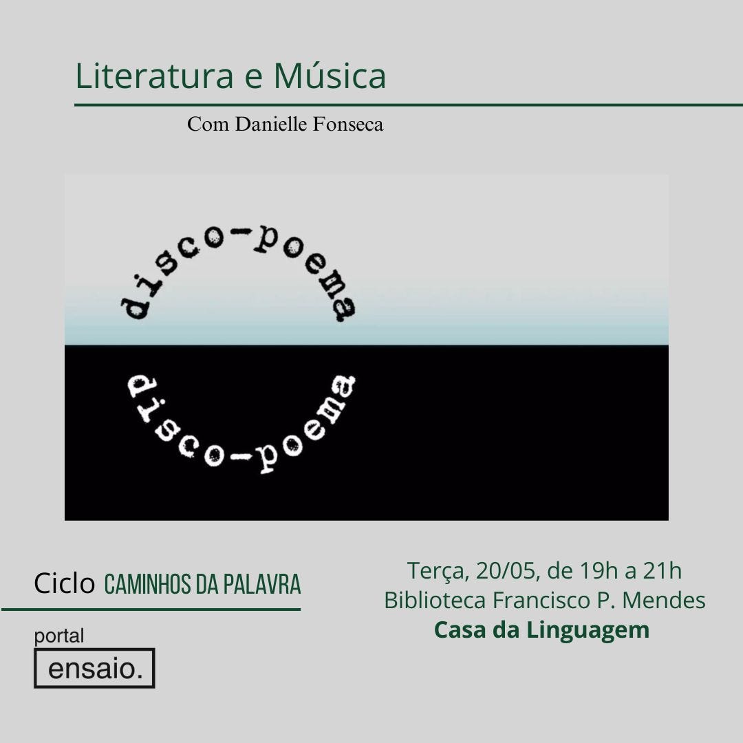 Disco-poema - ENSAIO - Medium
