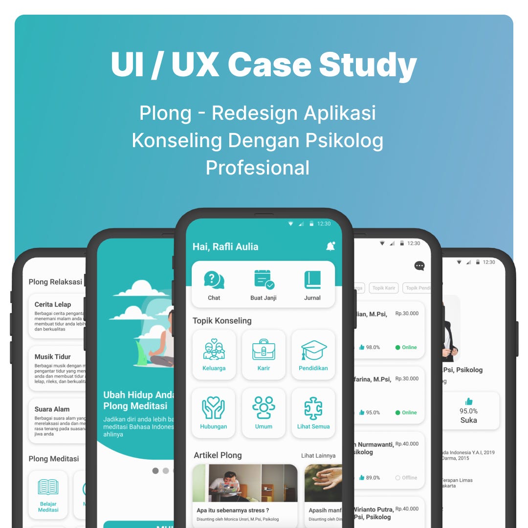 UI/UX Case Study : Aplikasi Konseling Online | Medium