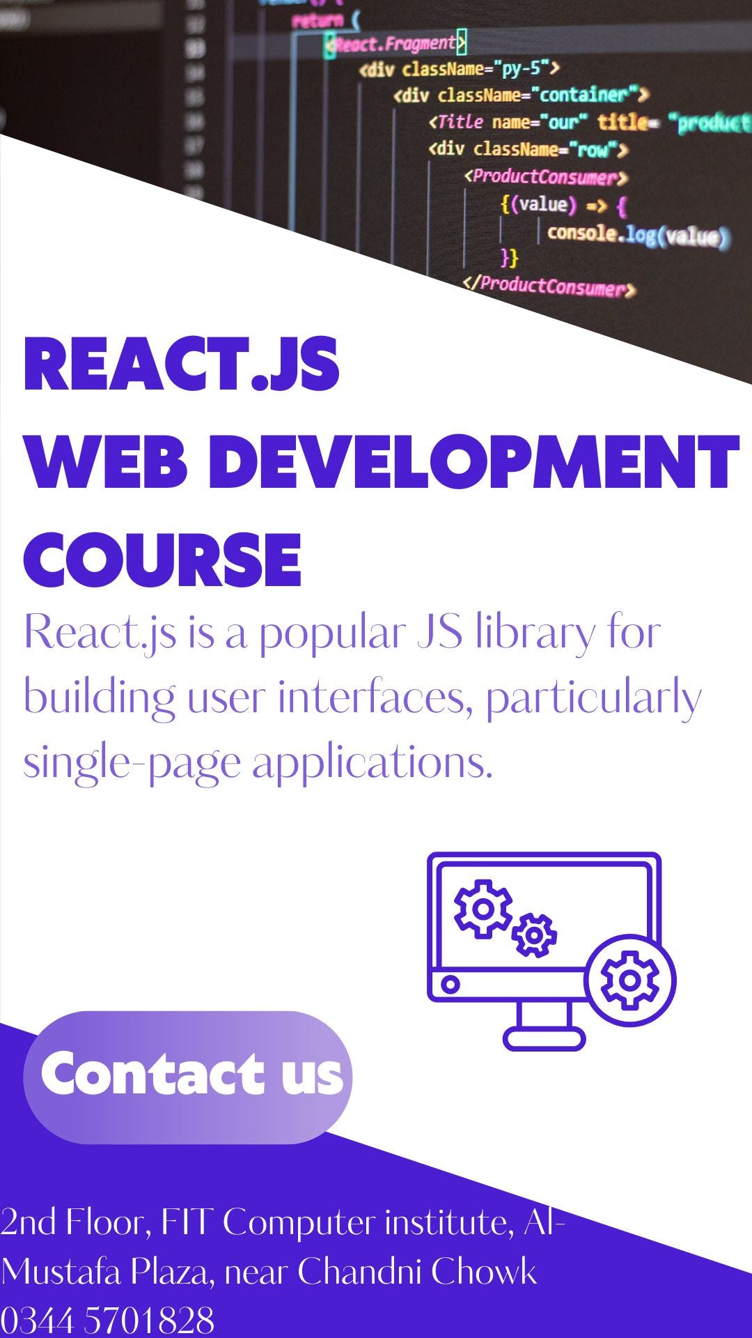React.Js Web Development Course In Rawalpindi & Islamabad | by FIT Computer institute | Medium